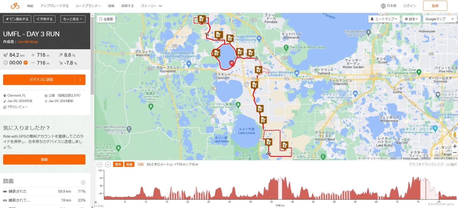Ultraman Florida 2024 – Day3 Run Course | リーマンダッシュ